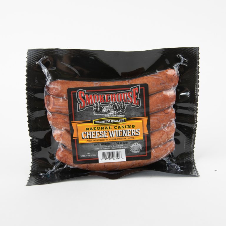 Natural Casing Cheese Wieners | Trig's Smokehouse